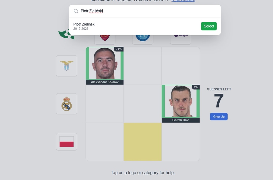 Immaculate Grid: The Game Everyone is Playing - Full on Sport