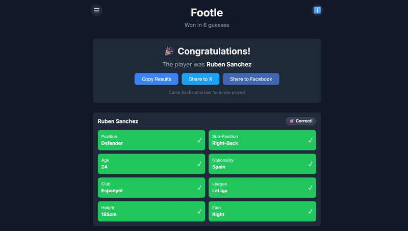 Footle – The Daily Football Player Guessing Game - Full on Sport